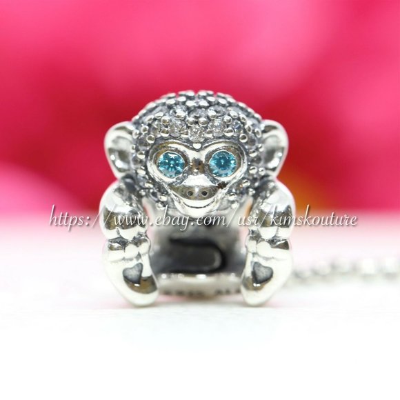 Pandora | Jewelry | Pandora Pav Monkey Sterling Silver Charm 79854cz ...